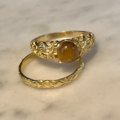 Lizard Ring, 18k Gold Plated Lizard Ring, Lizard Jewelry, Reptile Ring, Adjustable Lizard Ring ...