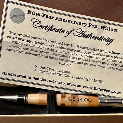 Amazing Double-dyed Wooden Pen 100% Crafted Dyed Maple Burl Wood ...