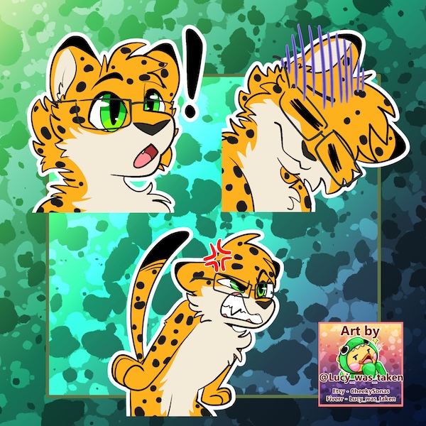 Twitch Emotes - Custom Furry Emotes for Discord / Twitch, Made-to-order ...