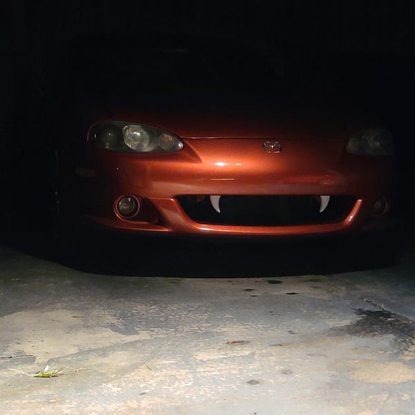 Mazda Miata Vehicle Front Smile Car Grille Teeth Fangs NA NB Made in ...