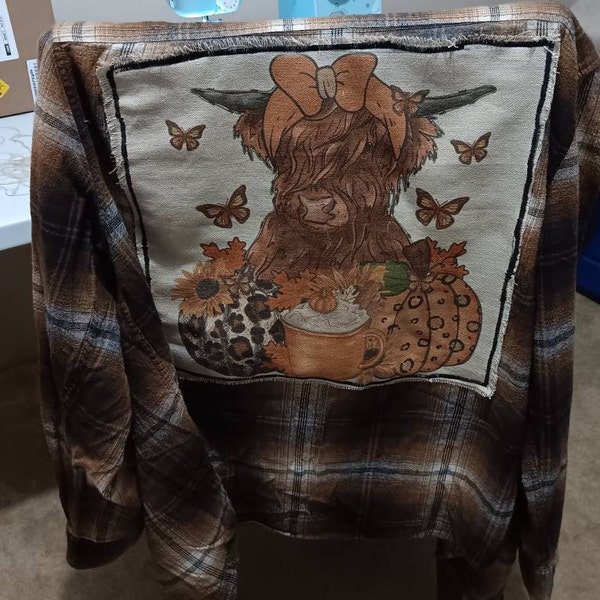 Highland Cow Fall Design Png | Fall PNG Sublimations, Fall Cow ...