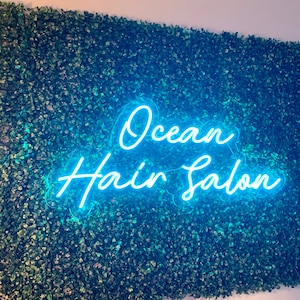 Initial neon signCustom neon sign weddingCustom neon sign | Etsy