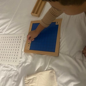 Montessori Stamp Game Paper, Montessori Math Paper - Etsy