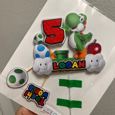 3D handmade Shadow the HH Cake Topper and 2pcs Mini Topper / Cupcake ...