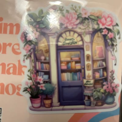 Bookshop Sticker, Bookshelf Sticker, Book Sticker, Bookstore Sticker ...