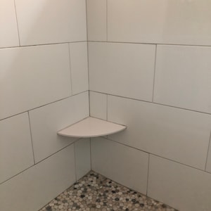 Quick Corner Caddy TM System: 8 Quartz Stone Shelf With Mounting ...