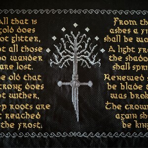 LOTR Rohan Cross Stitch Pattern PDF Instant Download - Etsy