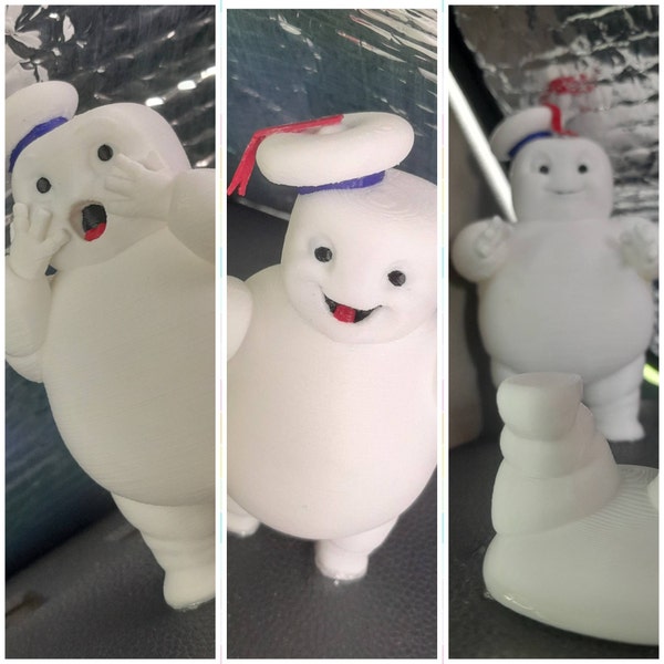 Mini Puft Stay Puft Set of 3 Ghostbusters With Heads - Etsy