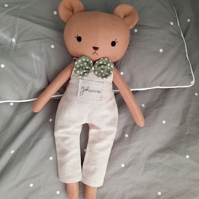 Teddy Bear Sewing Pattern PDF Make a Bear or Panda Cloth Doll / Stuffed ...