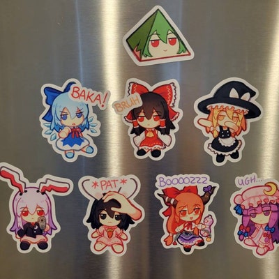 Touhou 8 Imperishable Night Fumo Vinyl Stickers / Fumo Stickers ...