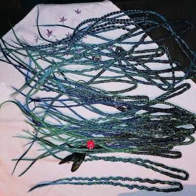 White Angel Dreads Light Gray SE Dreads Single Ended Dreads - Etsy