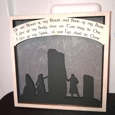 Outlander Sign/outlander Gift/blood of My Blood/scotland/book Shelf ...