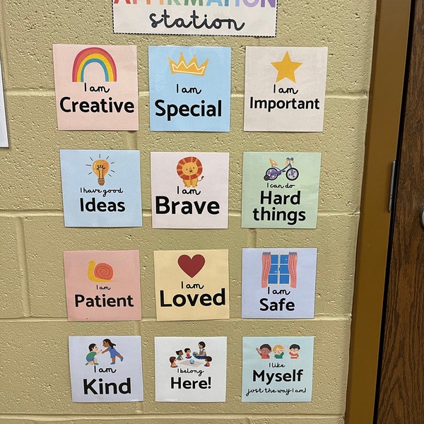 Child Affirmation Wall Download Preschool Kindergarten Elementary ...