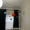 Hand Painted Solar System Model Hanging, Solar Mobile, Sun and Planets ...