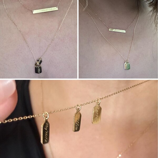 Dainty Heart Outline Necklace With Cross Charm Love and Faith Necklace ...