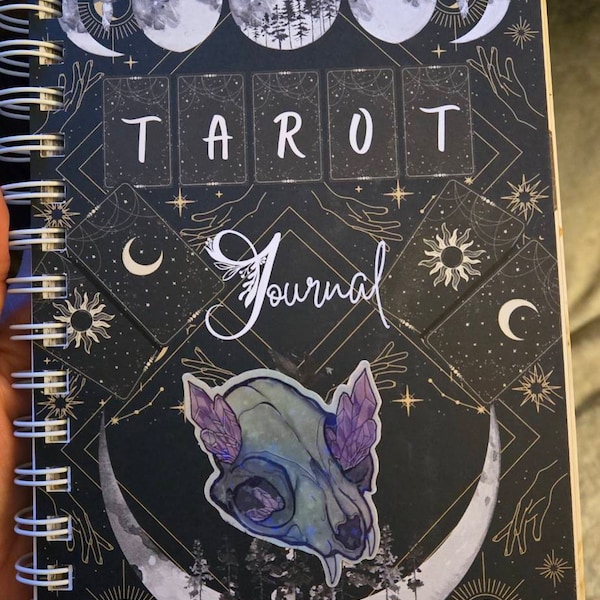 TAROT JOURNAL | Tarot Stickers | Tarot Planner | Tarot Card Tracker ...