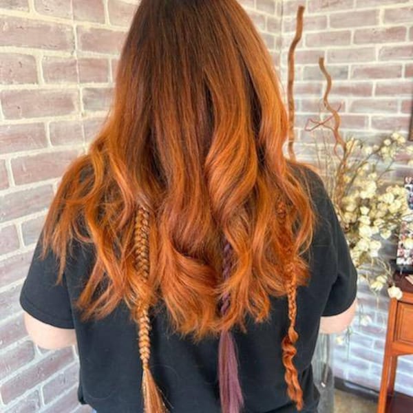 Braids Accent Set of 3 Mixed Puffy, Fishtail, Box, Mixed Synthetic ...