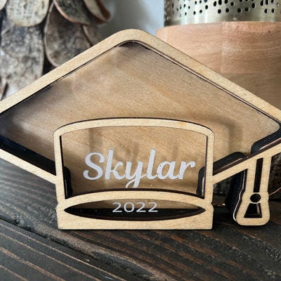 Laser Cut File Graduation Cut File Graduation Bank With Optional Back ...
