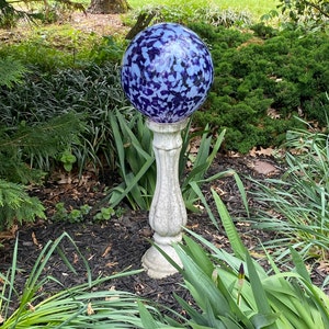 Circus Blue Gazing Ball, Glass, 12 Inch Diameter - Etsy