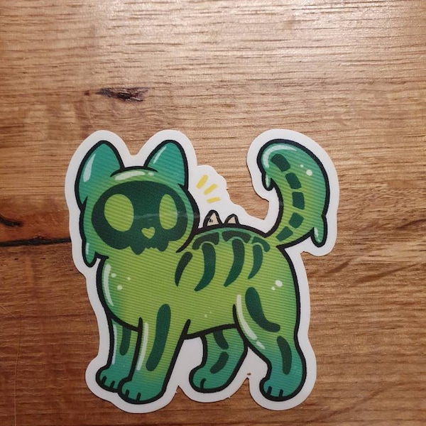 Slime Cat - Shadowlands World of Warcraft Vinyl Weatherproof Clear ...