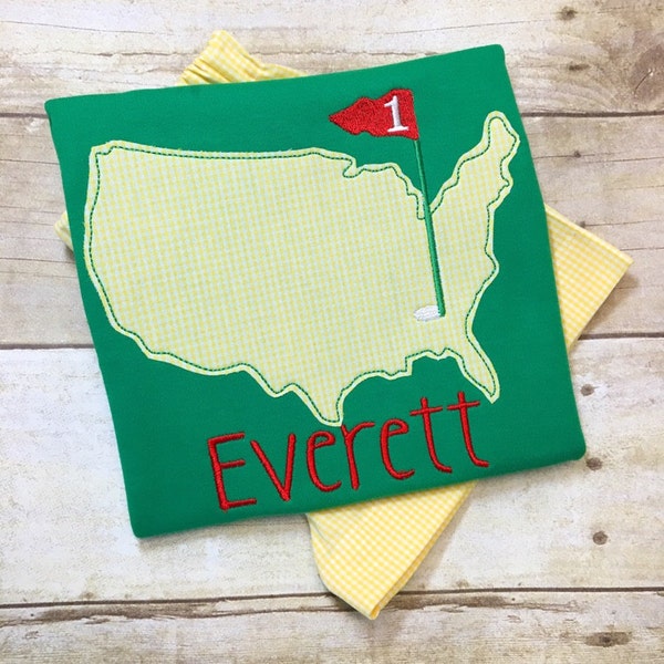 Golf Flag With Hole and Ball Embroidery Design. Machine Embroidery ...