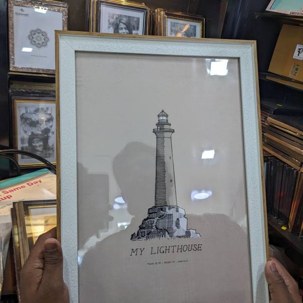 My Lighthouse Print, DIGITAL PRINT, I Am the Light of the World, Jesus ...