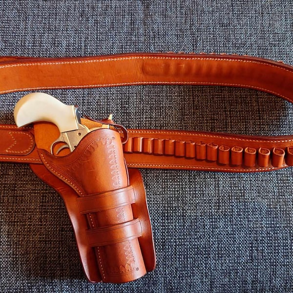 Doc Holiday Cross Draw Western Holster and Cartridge Belt - Etsy