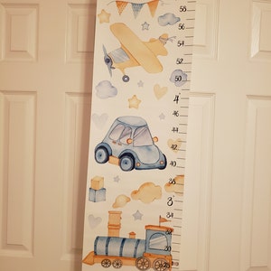 Height chart Train Locomotive Boy growth chart Train nursery | Etsy