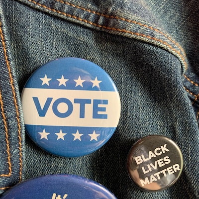 Vote Election Button 1.25 or 2.25 Pinback Pin - Etsy