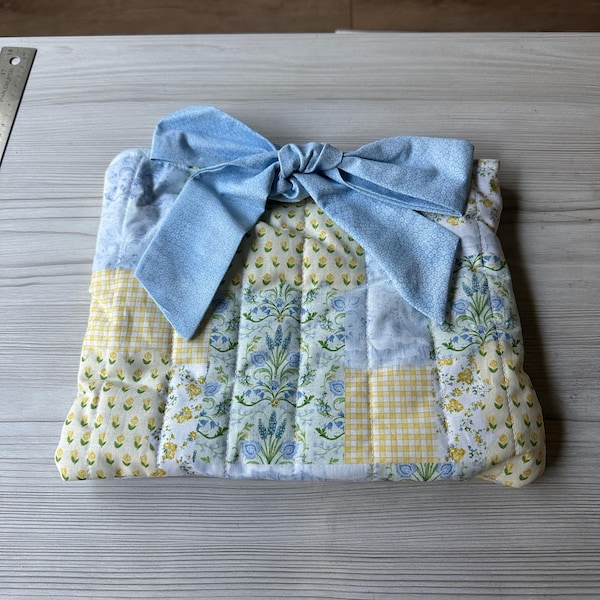 Quilted Bible Cover Sewing Pattern PDF | DIY Bible Sleeve With Handles ...