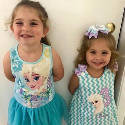 Elsa Snow Queen Frozen Inspired Applique Monogram Lavender - Etsy