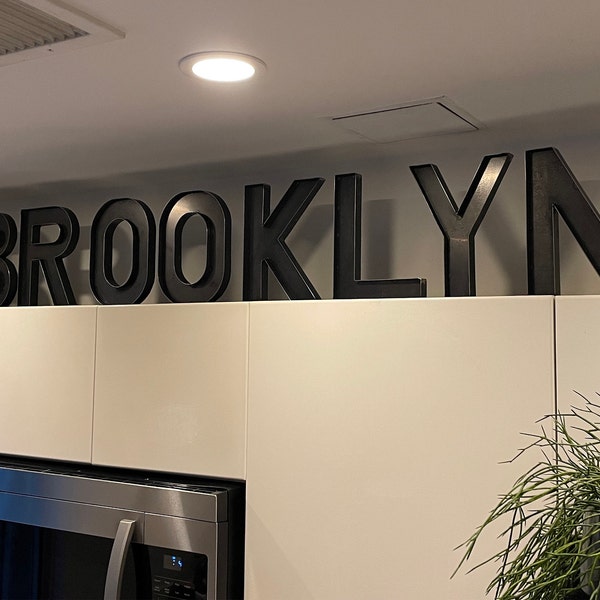 Custom 12" Metal Letters DARTS Sign-darts Metal Letters Wall Sign-12 ...