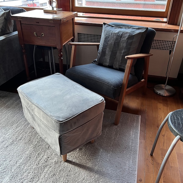 Strandmon Cover, Ikea Strandmon Wing Chair Cover, Strandmon Slipcover ...