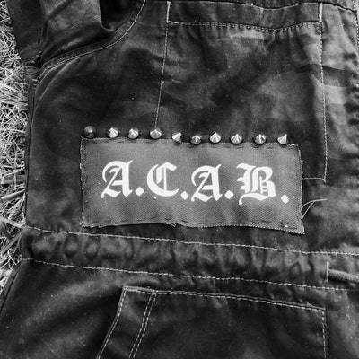 A.C.A.B. DIY Punk Patch ACAB - Etsy