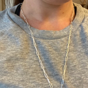 1FT 27x10mm 925 Sterling Silver Chain by Foot Unfinished Long - Etsy