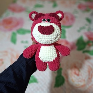 Lotso Bear Amigurumi Crochet Pattern, English (digital Pattern) - Etsy