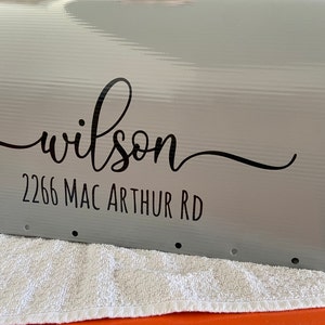 Rocking Chair Monogram Decals Set of 2 - Etsy