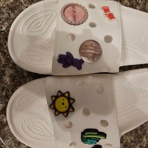 Trending Black and White Croc Compatible Shoe Charms for Crocs, Cow ...