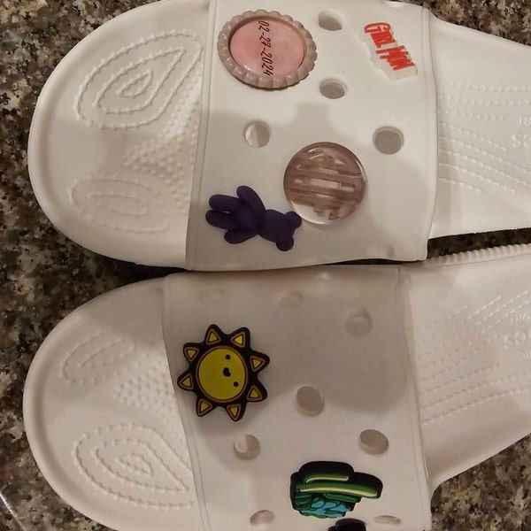 Trending Black and White Croc Compatible Shoe Charms for Crocs, Cow ...