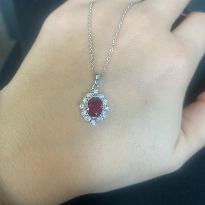 Vintage Teardrop Ruby Engagement Ring Set Milgrain Three Stone Wedding ...