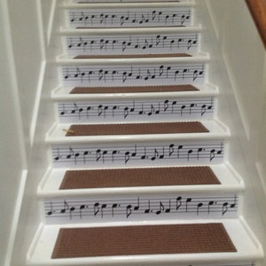 Music Notes Tile Waterproof Vinyl Tile Pack of 24 Tile | Etsy