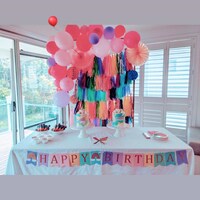 Pastel Rainbow Happy Birthday Banner. Custom Name, Party, First ...