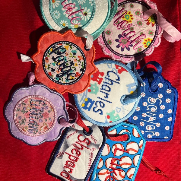 Price Tag Applique Embroidery Design Set. Gift Tags Machine Embroidery ...