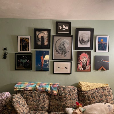 Moon Goddess Hecate Poster Wiccan Poster Violet Hecate Witchy ...