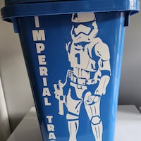 Star Wars Imperial Trash Custom Personalized Wheelie Bin Stickers Vinyl ...