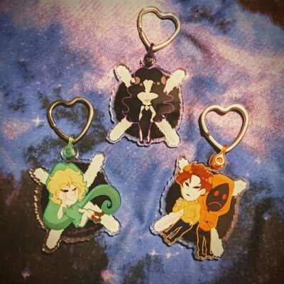 Creepypasta Chibi Acrylic Keychains Keyrings Charms - Etsy