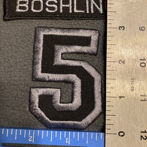 3 Numbers College Varsity Letterman Embroidered Iron on Patch Varsity ...