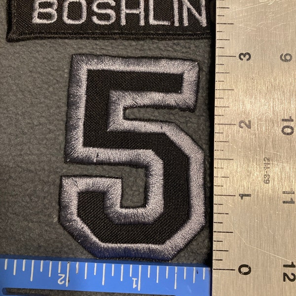 3" Numbers College Varsity Letterman Embroidered Iron on Patch Varsity ...