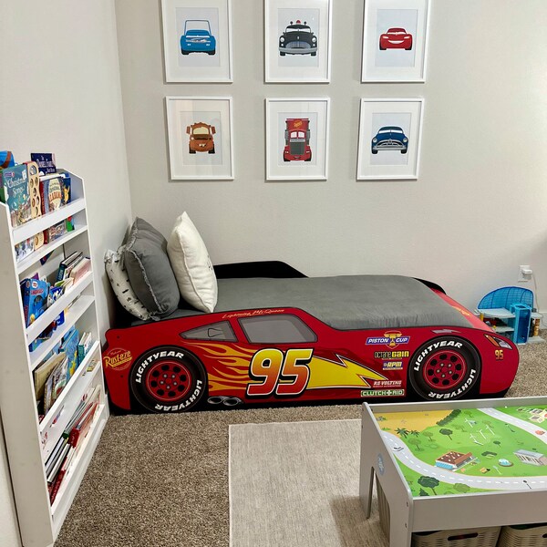CARS CAST Portrait Poster Printable Wall Art Illustration Pixar Cars - Etsy