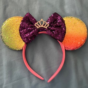 Minnie Mouse Ears, Disney Ears for Adults and Kids, Princess Minnie ...